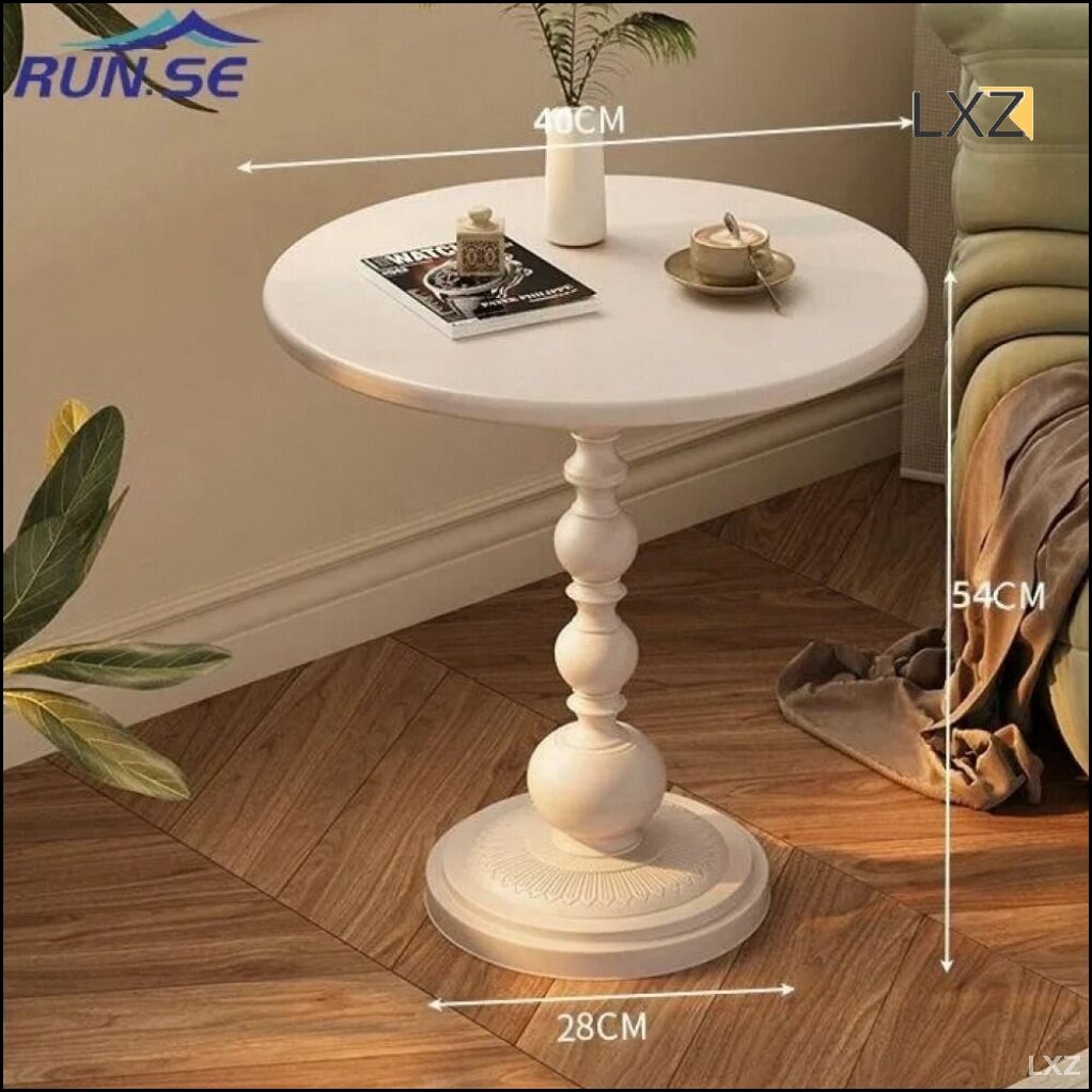 Стол "В списках. Всё, что я люблю!", угловой, металл, круглый