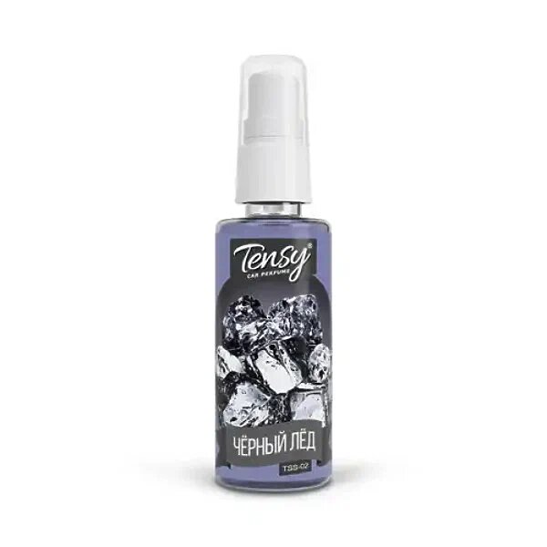 Освежитель (ароматизатор) спрей Tensy Черный лед 50мл TENSY арт. TSS02 - высокое качество