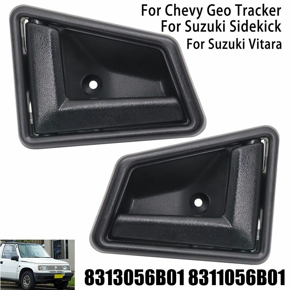 Автомобильная ручка двери для Suzuki Sidekick и Geo Tracker 1989-1998, замена OEM 8311056B01, 8313056B01, ABS-пластик, черная