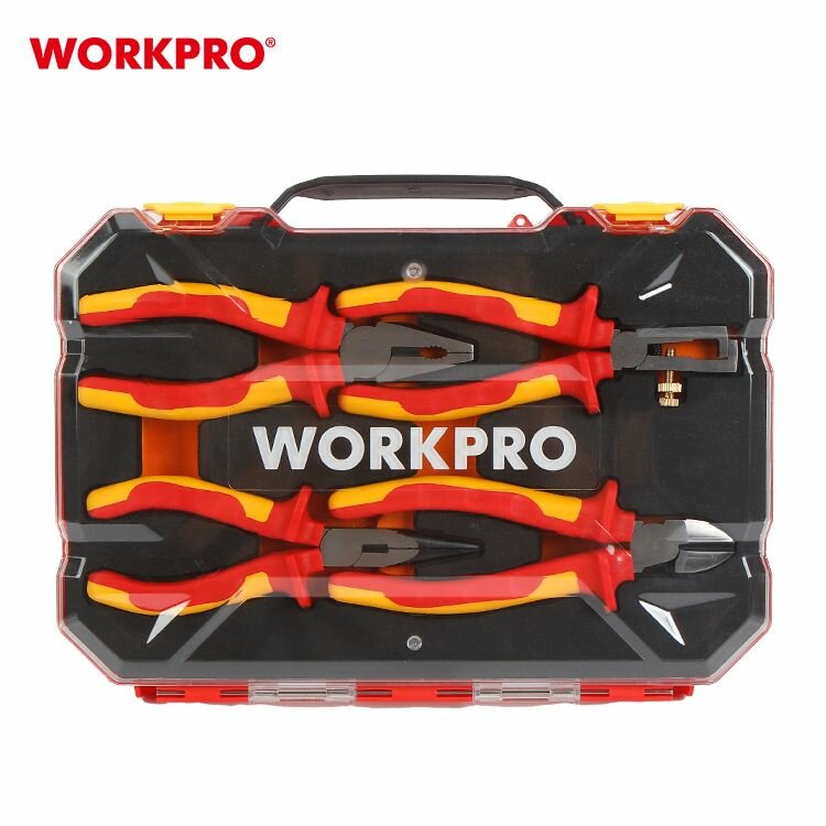 Набор диэлектрических инструментов 4шт (до 1000В) WORKPRO