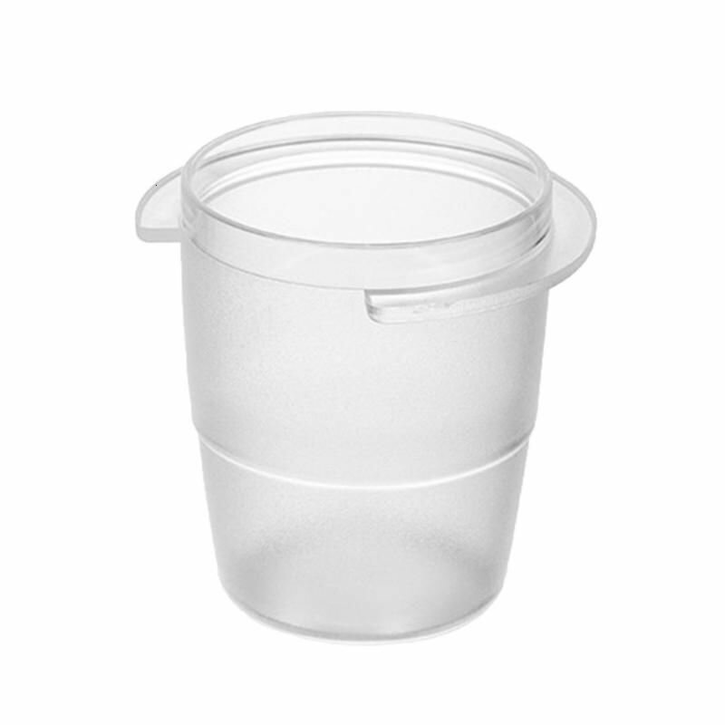 Дозатор кофейного порошка в матовой полупрозрачной чашке-53 мм полукруглый