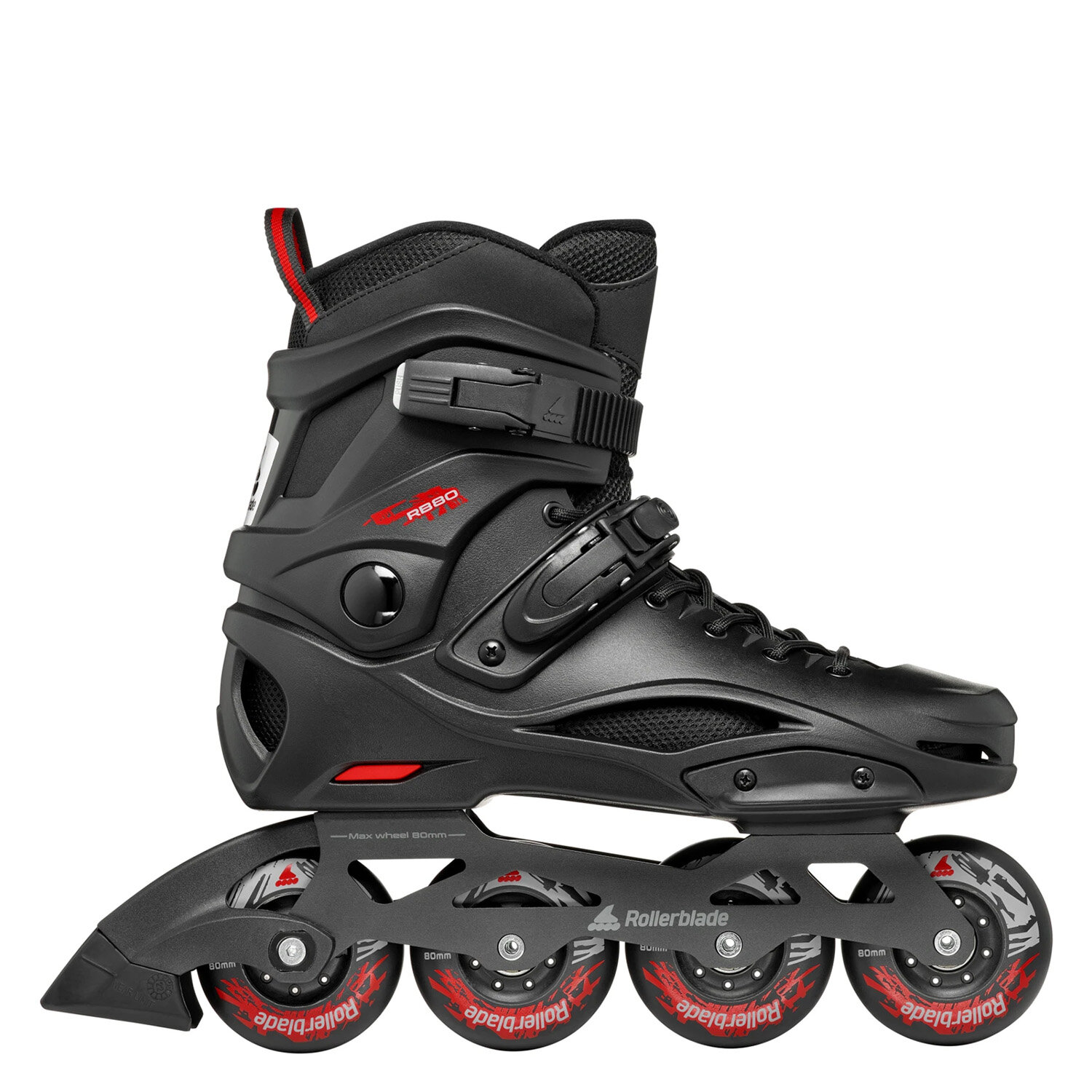 Роликовые коньки Rollerblade RB 80 Black/Red (EUR:40,5-41)