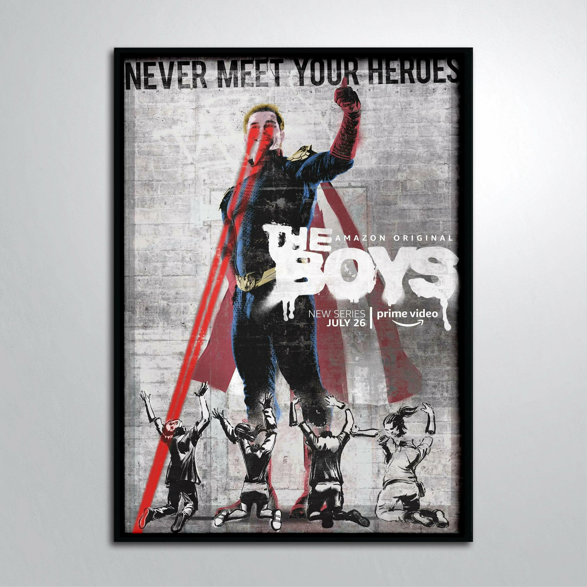 Постер в раме/Сериал Пацаны Граффити Патриот The Boys
