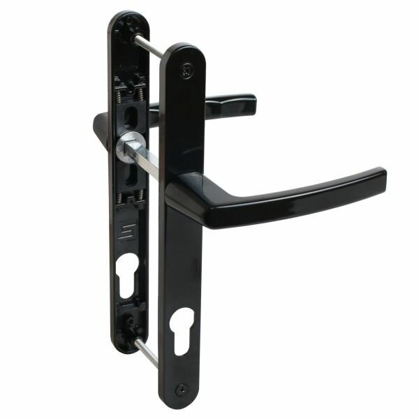 Комплект ручек булат РФ 85.25.02.9005 урал-м черный м/о 85 "под пальчики"