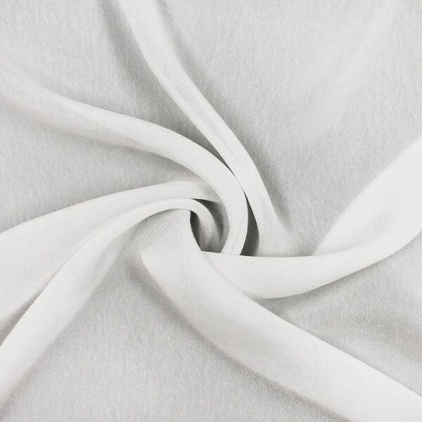 Ткань для шитья, вискоза, креп, молочный цвет, Германия, 1,4х2м