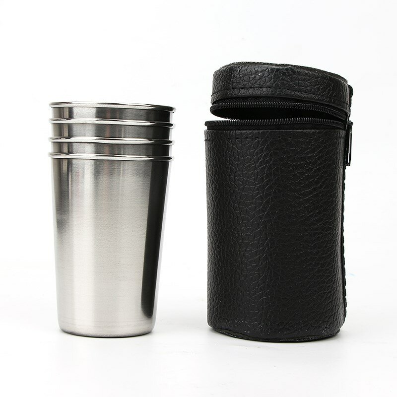 Немецкое качество, винный бокал из нержавеющей стали 304, портативный, небольшой набор винных бокалов для путешествий и пикников, утолщенный винный бокал 30 мл