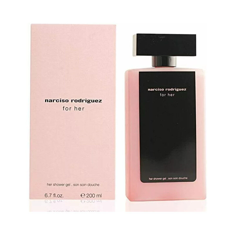 Narciso Rodriguez For Her черный гель для душа 200 мл / Нарциссо Родригес Фор Хе