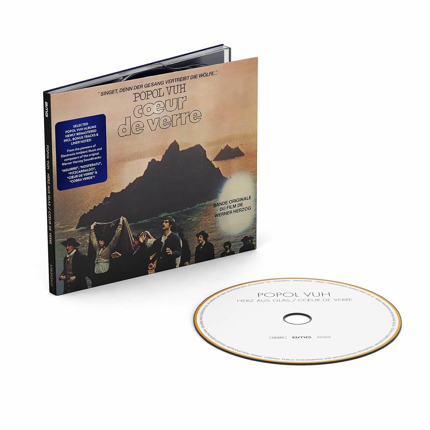 Popol Vuh - Coeur De Verre (CD) 2021 BMG, Digipack CD диск с музыкой