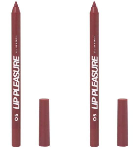 Карандаш для губ гелевый Love Generation Lip Pleasure, тон 05 красно-коричневый, 1,35 г, 2 шт