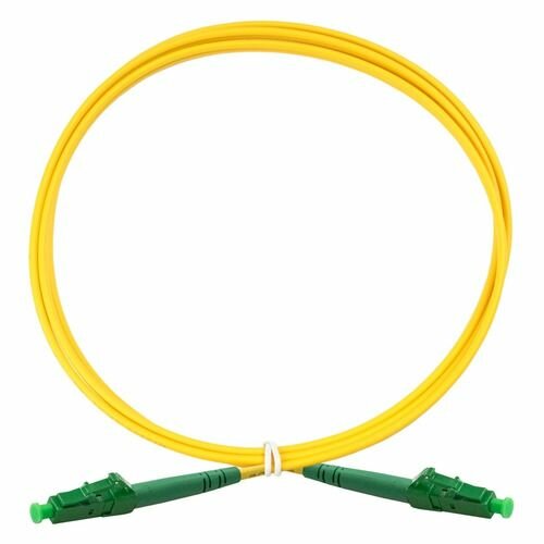 Патч-корд EXEGATE FC-S-9-LC/APC-LC/APC-2M-LSZH 2м, многожильный, желтый