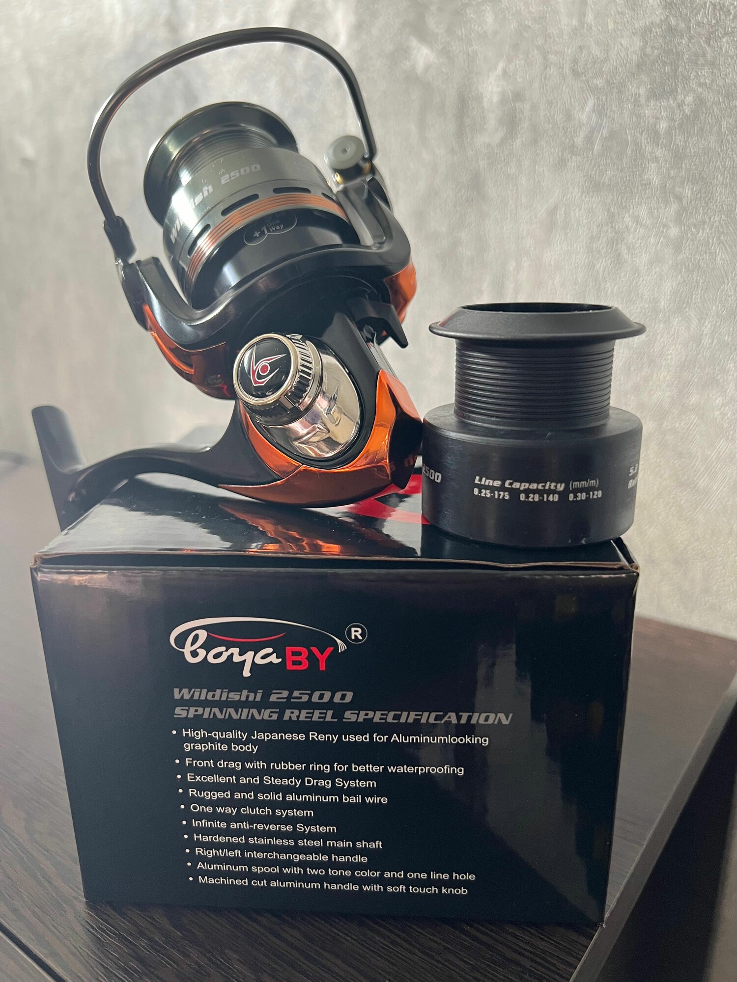 Катушка рыболовная для фидерной ловли boyaby 2500