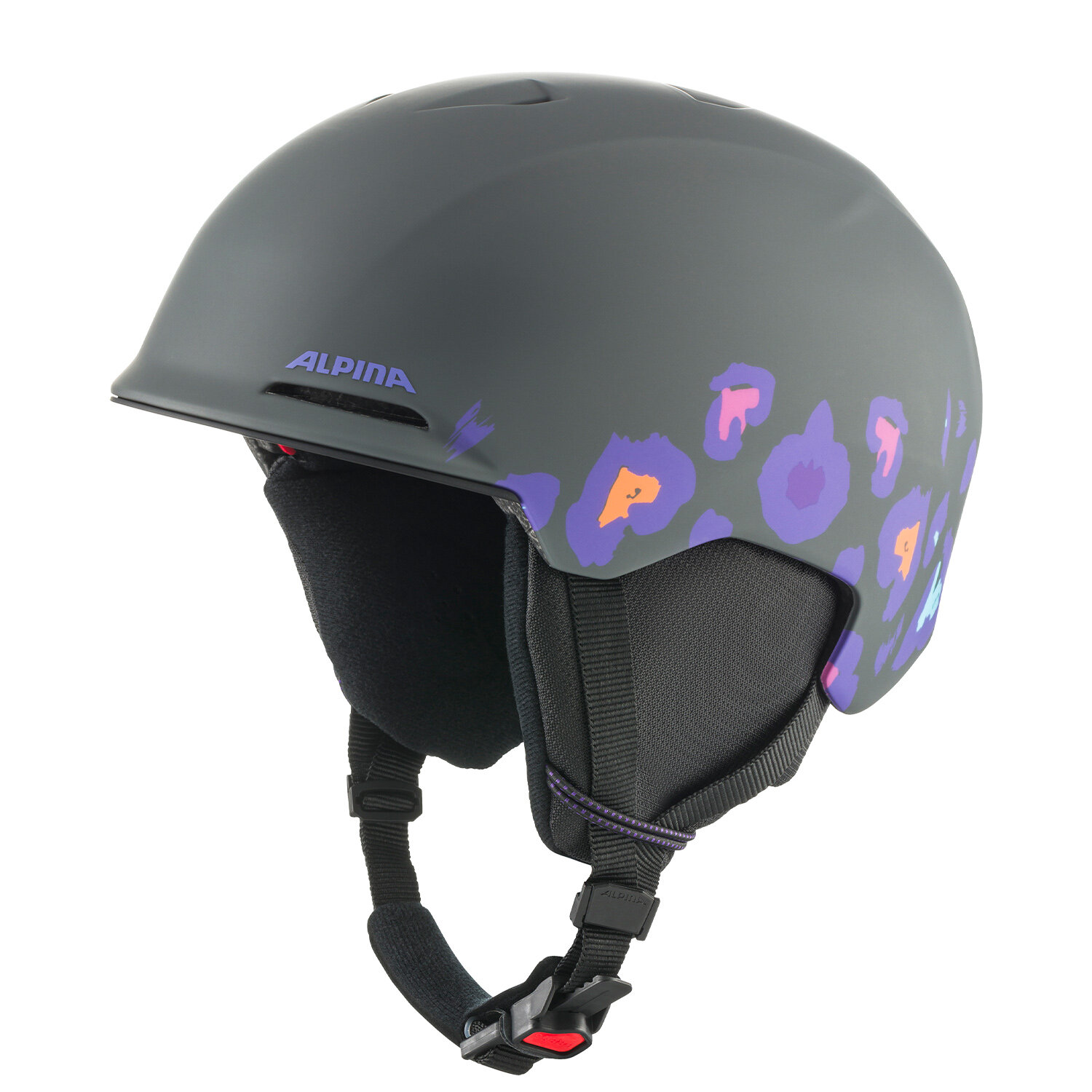 Шлем ALPINA Brix Junior Midnight-Grey Leo Matt (см:51-55)