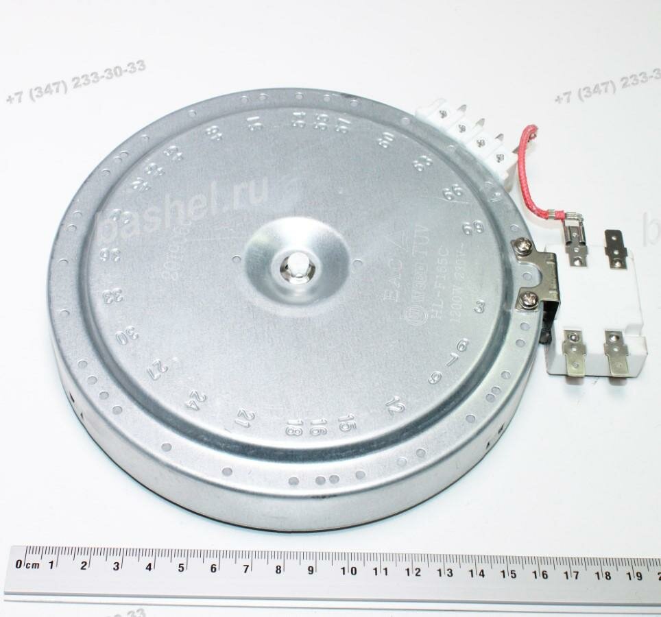 Электроконфорка для стеклокерамической плиты D-165mm, 1200W HL-F165C с термодатчиком 168-600 WEBO