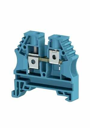 AVK6 (синий), 304141RP Клеммник на DIN-рейку 6мм. кв.