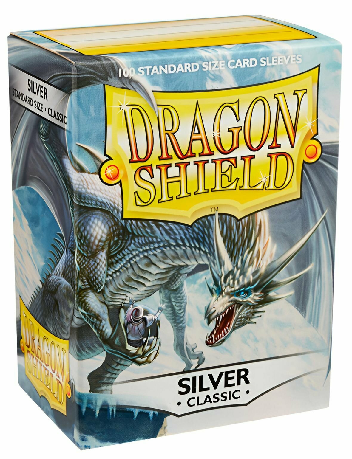 Протекторы Dragon Shield серебряные (100 шт.)