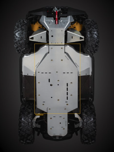 Центральная защита днища Квадроцикла BRP 715000693