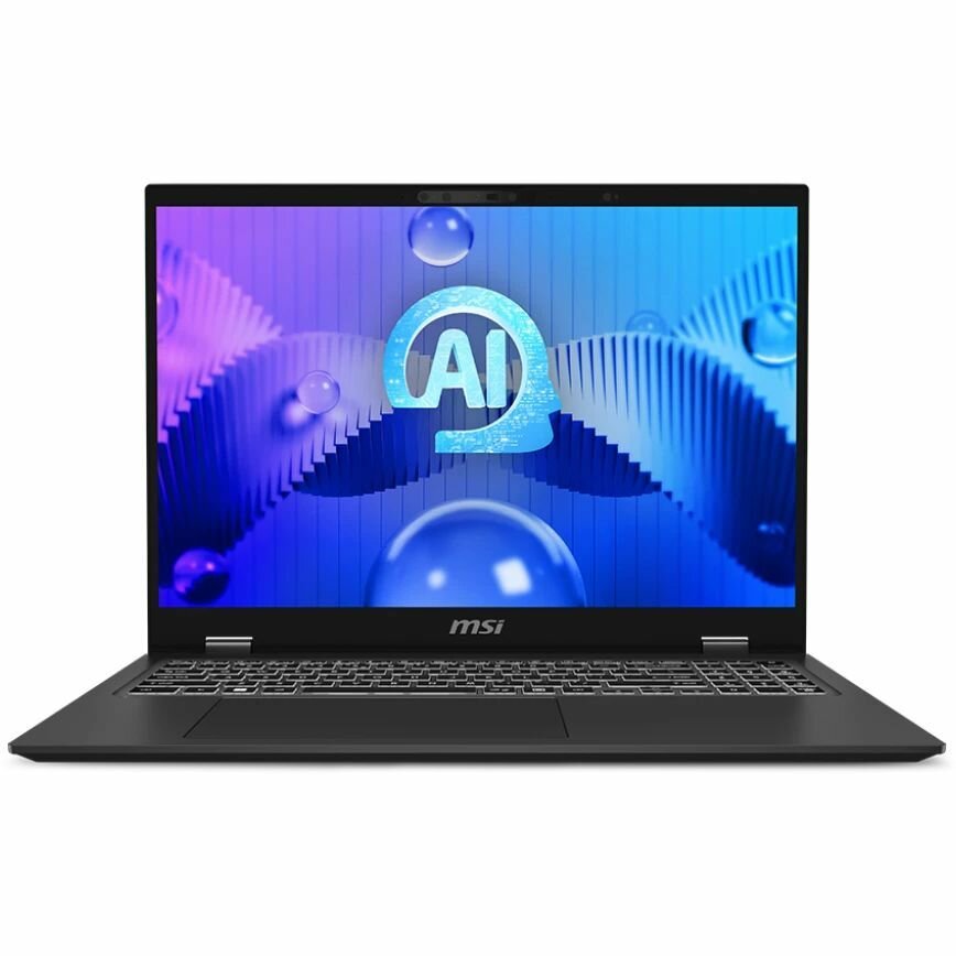 Ноутбук MSI Prestige 16 AI Evo B1MG-235RU 16" (1920x1200) IPS, Intel Core Ultra 7 165H, 16GB DDR5, 1TB SSD, Intel Arc, Windows 11, black (9S7-15A121-235)