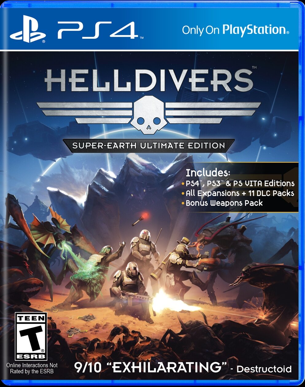 Helldivers. Super-Earth Ultimate Edition [PS4, русская версия]