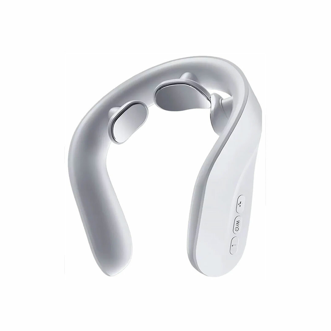 Массажер для шеи электростимулирующий Jeeback Neck Massager G20, электрический, 6 Вт, 4 режима, от АКБ, белый
