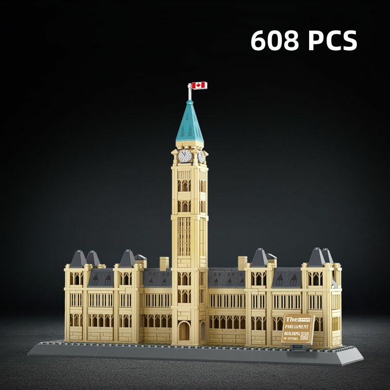 Здание Капитолия Канады строительные блоки из мелких частиц-BF