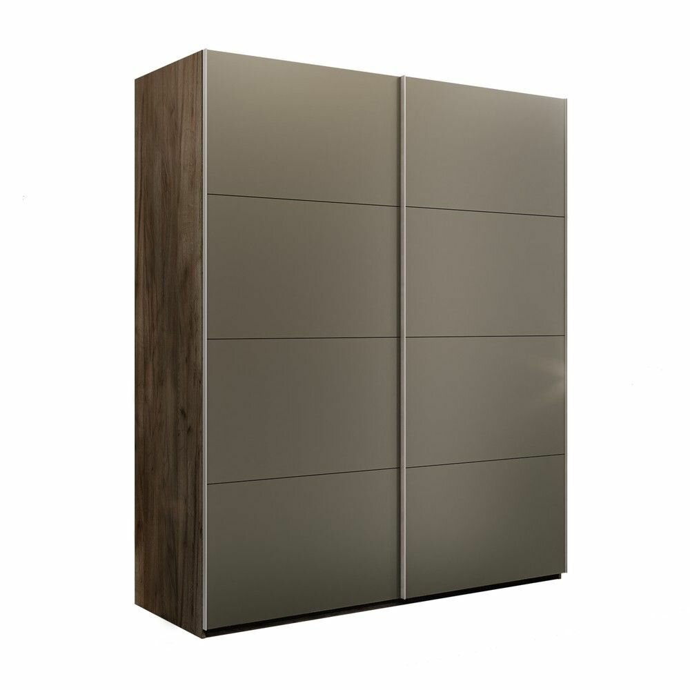 Шкаф-купе Эста 1,6, 2,2м 2стекл хаки