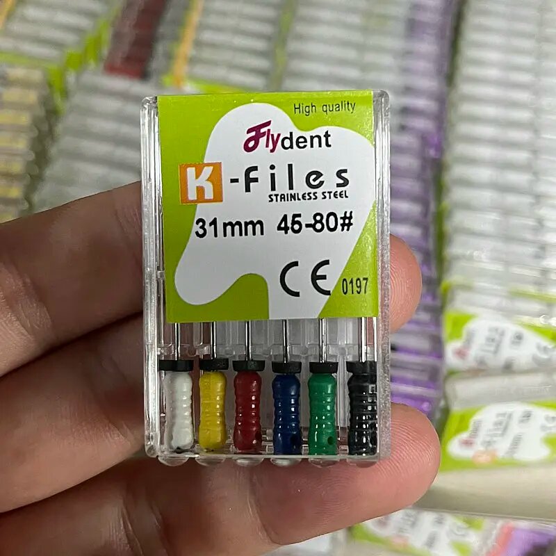 Стоматологические файлы Flydent K 31мм 45-80#