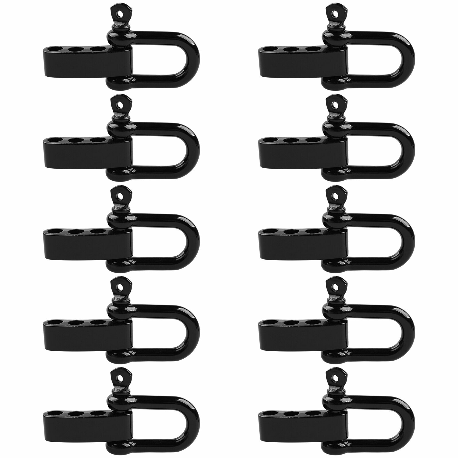 Комплект усиленных универсальных стальных карабинов с фиксатором, LIXADA, u10