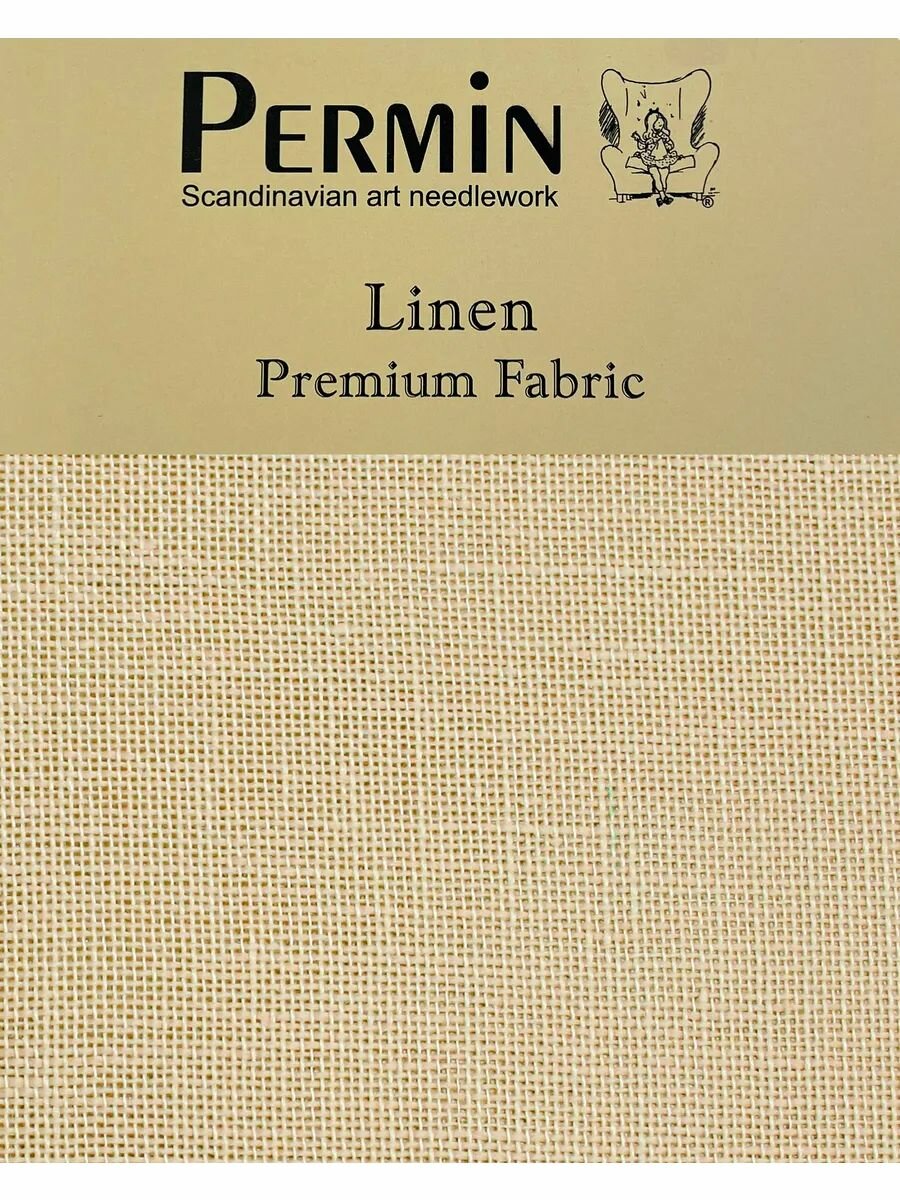 Канва Permin Linen 28 ct. (70x50 см, цвет 84) 100% лен