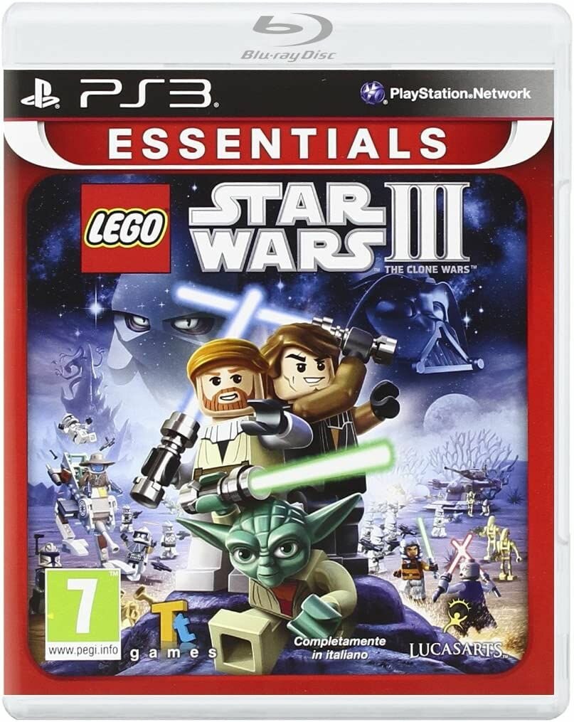Игра LEGO Star Wars III: The Clone Wars (английская версия) для PS3