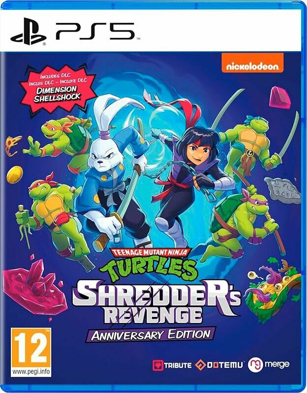 Игра Teenage Mutant Ninja Turtles: Shredder's Revenge. Anniversary Edition (английская версия) для PS5