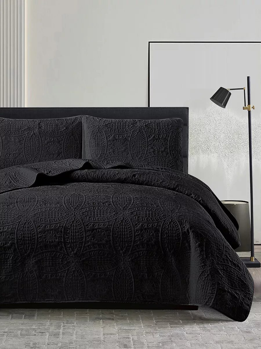 Покрывало на кровать 180х240 велюровое Casablanca