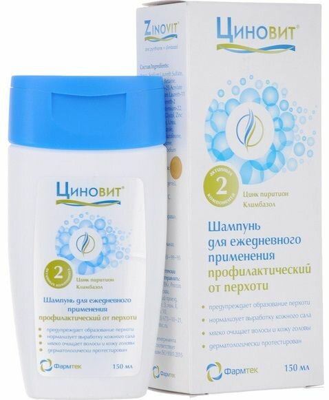 Циновит, шампунь для профилактики перхоти 150 мл