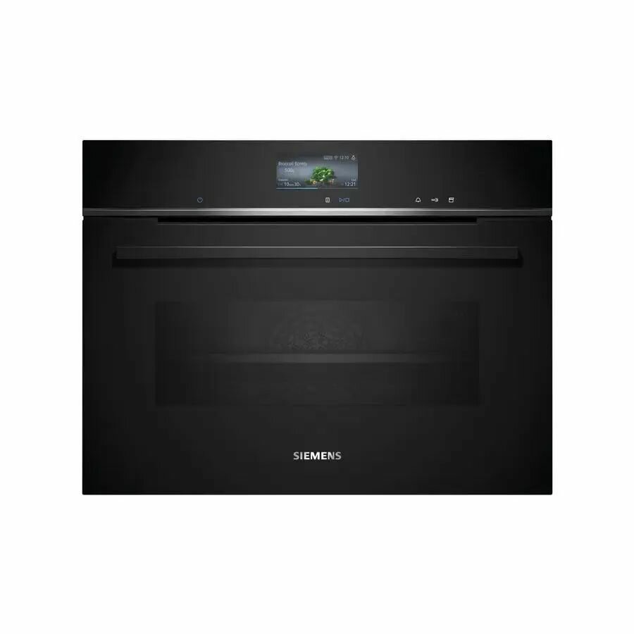 Духовой шкаф с паром Siemens CS736G1B1, черный
