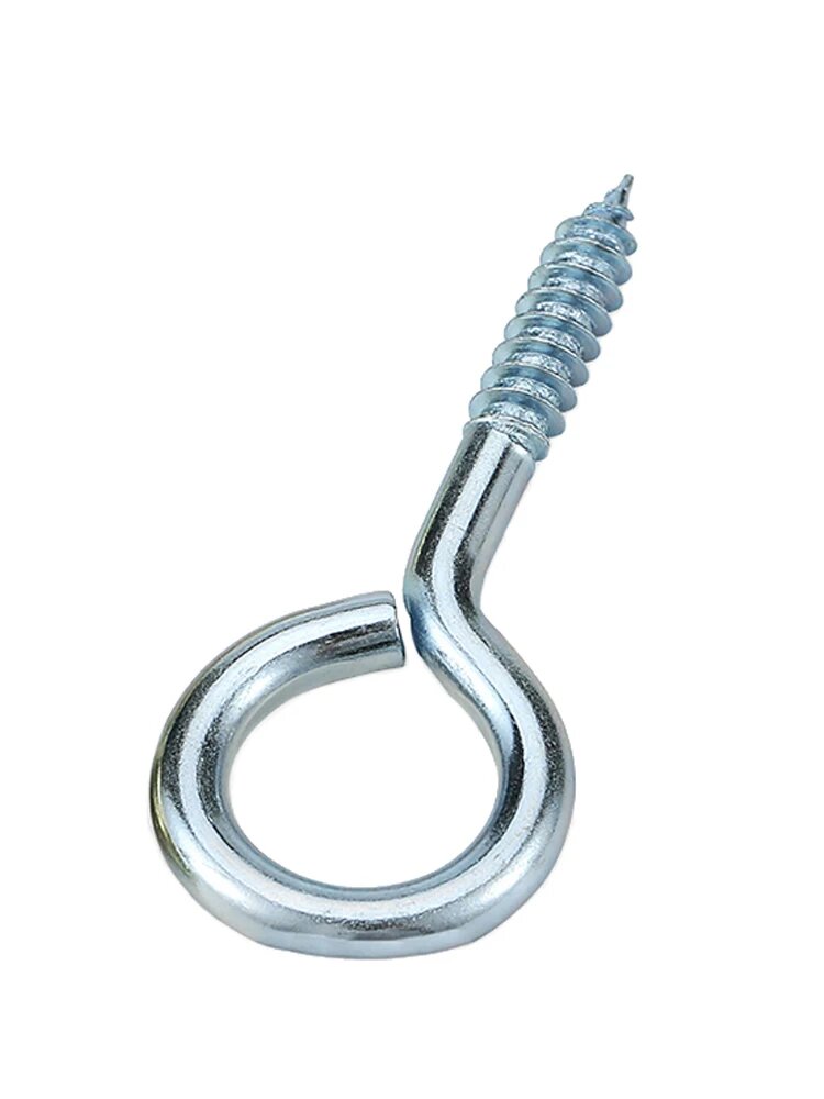 Мини-штифты Eyepins крючки самонарезающие медные/синие No.6 (10pcs), Blue Znic Plated