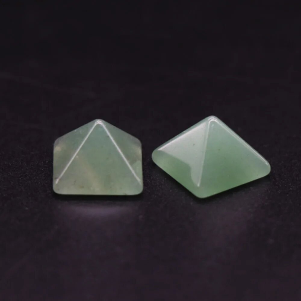 Пирамидка из розового кварца Изумрудный, G-Green Aventurine