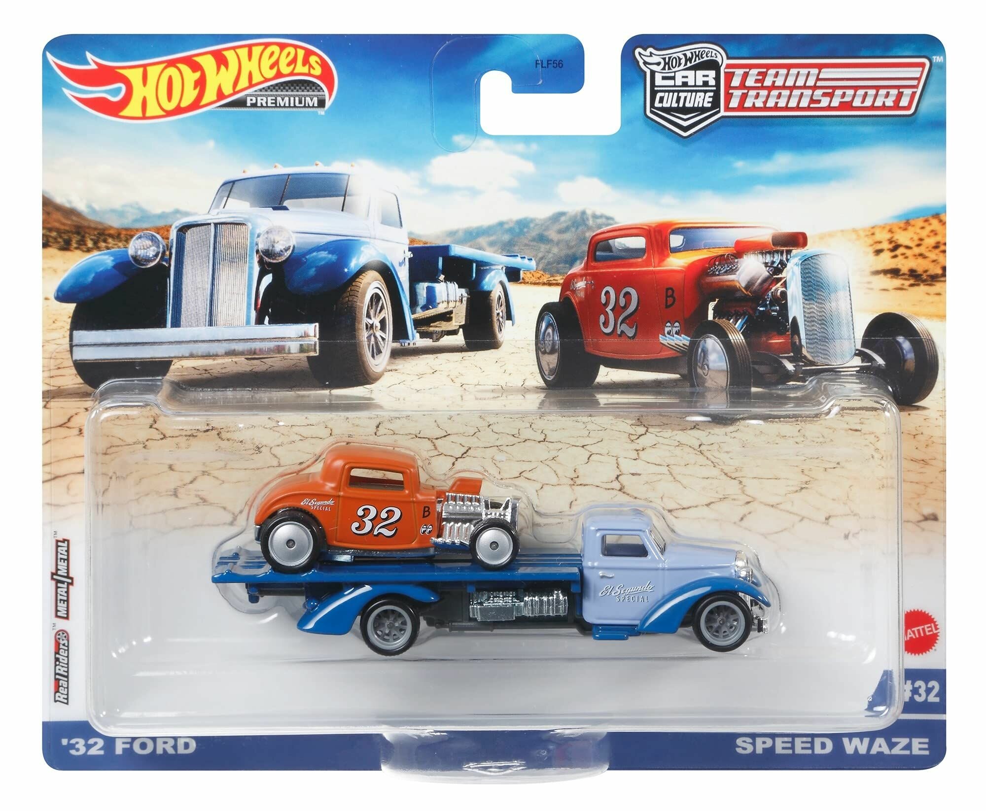 Машинка Hot Wheels Team Transport FLF56:32 Ford & Speed Waze