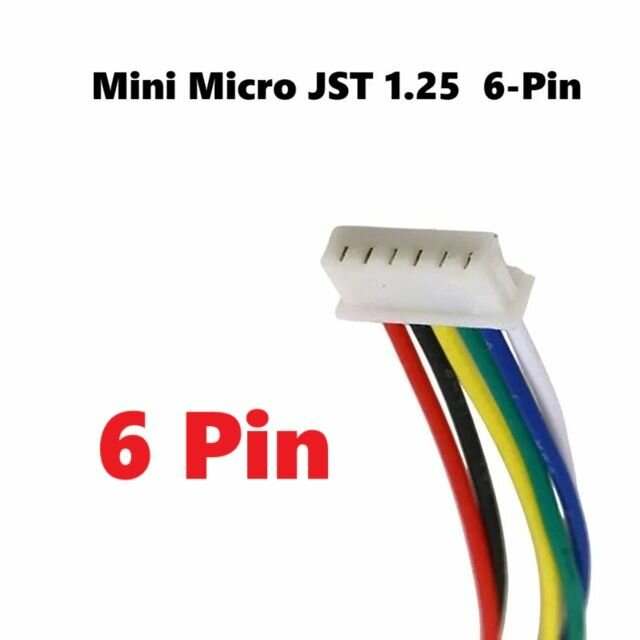Адаптер переходник Mini Micro JST 1.25 (папа) N69 кабель PH6 6-Pin TTL 6Pin GND JST 6-ти контактный разъем JST-XH PH 1,25 штекер Connector запчасти FPV на 6 пинов