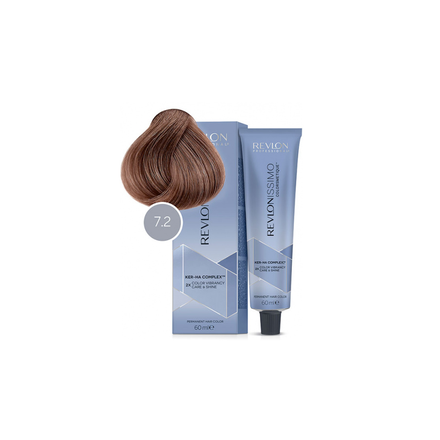 Revlon Professional Revlon Revlonissimo Colorsmetique 7.2 - Перманентная краска для волос блонд перламутровый 60 мл