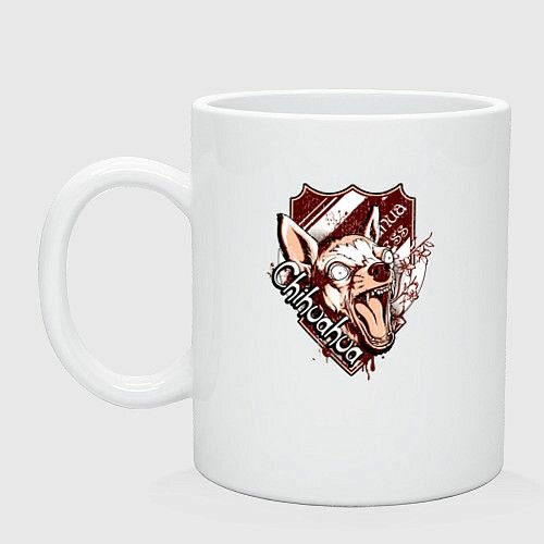Собака чихуахуа и кровь Керамическая кружка