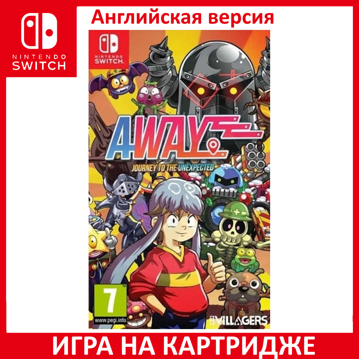 Игра AWAY: Journey to the Unexpected (Limited Run)Switch Английский язык Картридж на Nintendo Switch