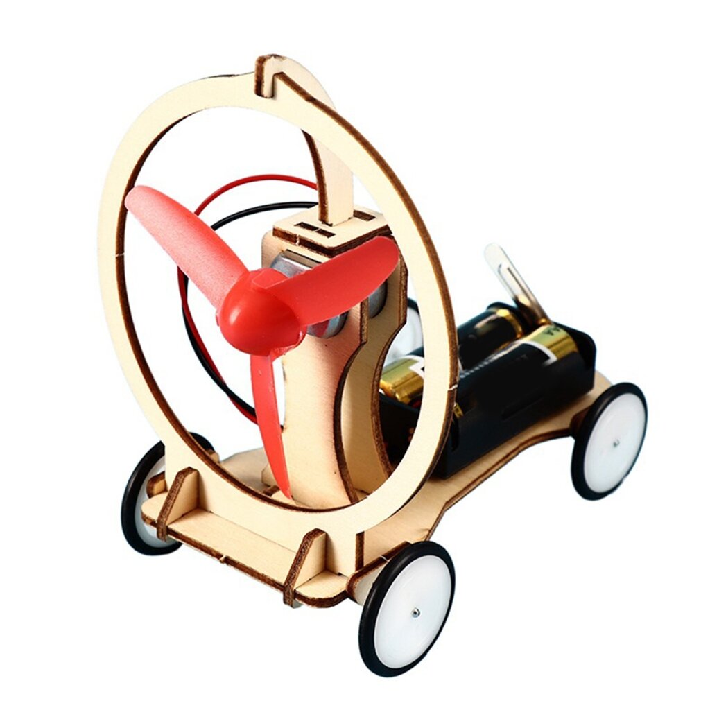 Модель электромобиля для физических экспериментов, сборка научной игрушки