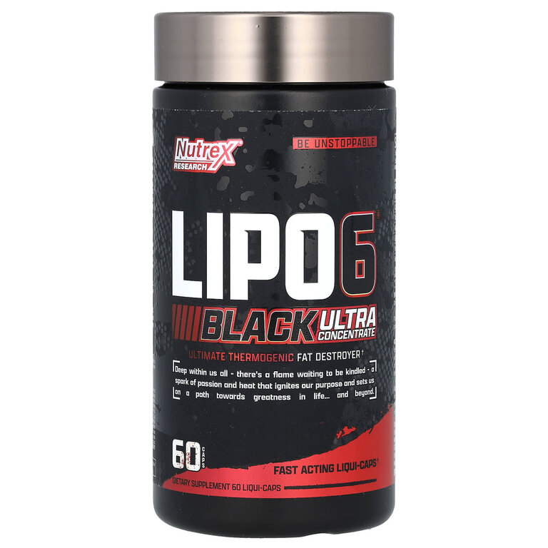 Жиросжигатели Nutrex Lipo-6 Black Ultra Concentrate 60 капс.