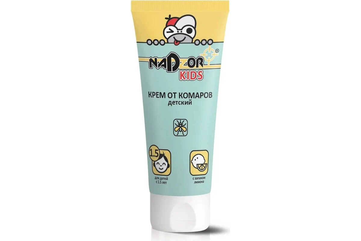 Nadzor Детский крем от комаров 30 гзащита малышей на прогулке и во время игр на улице