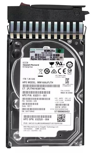 Жесткий диск HP 832512-B21 1Tb 7200 SAS 2,5" HDD