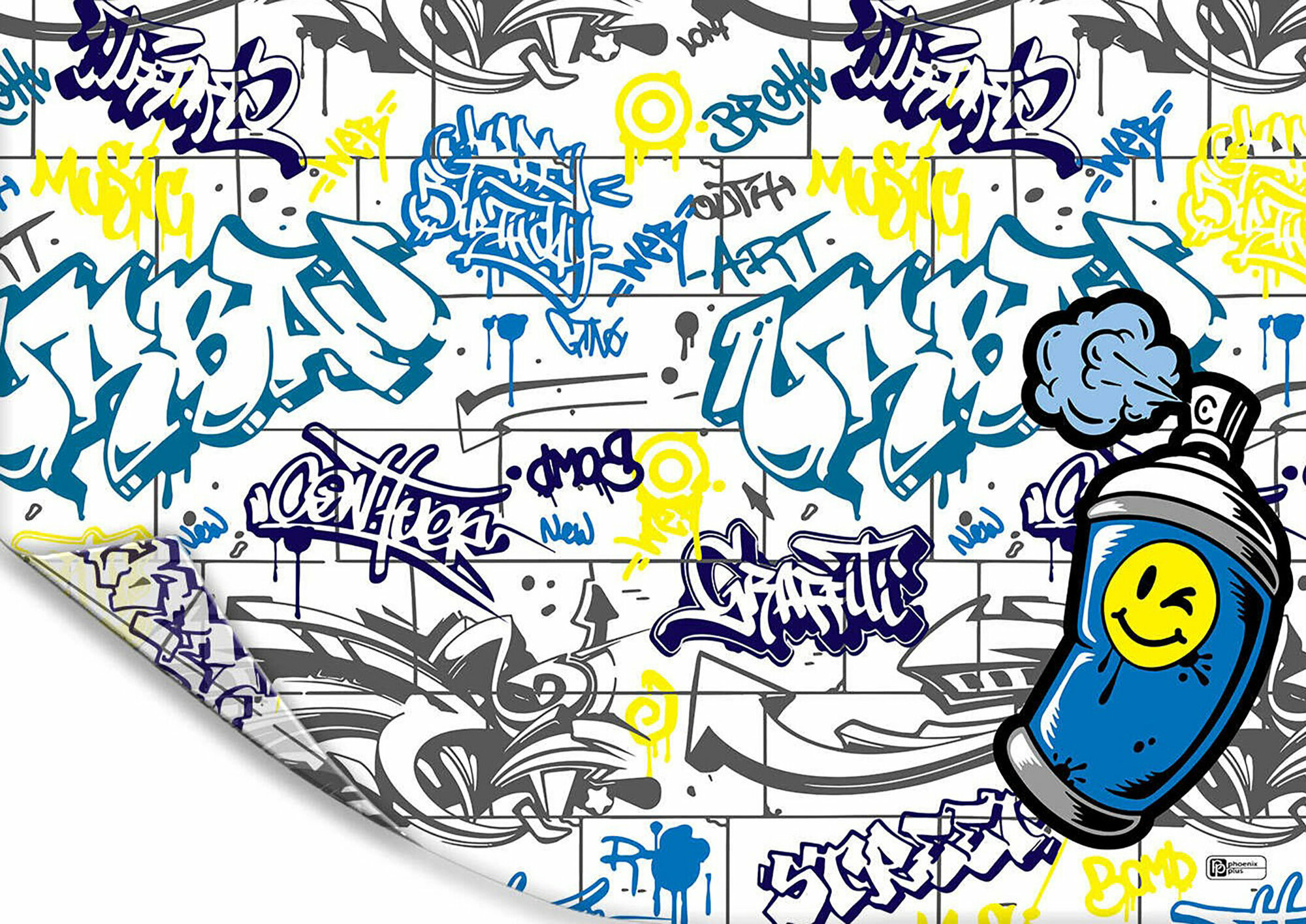 Пленка цветная для уроков труда Граффити