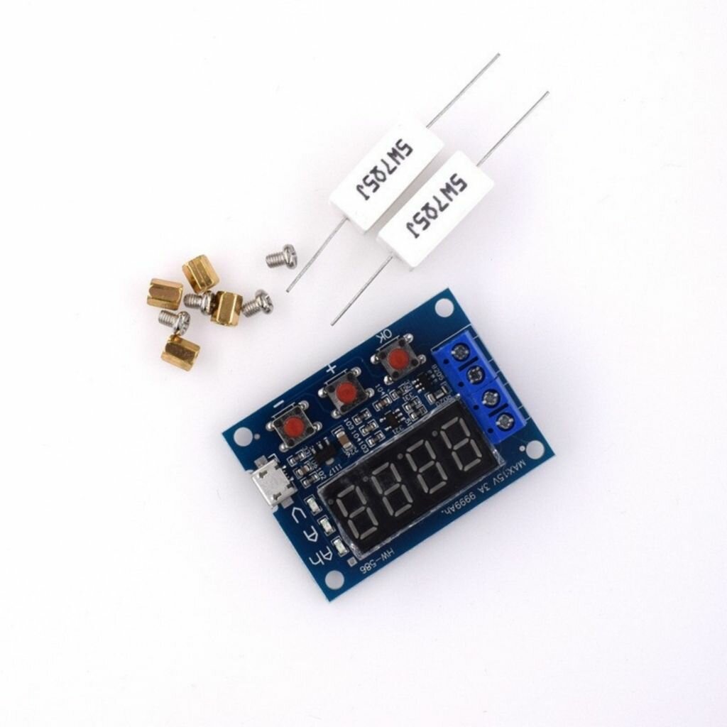 Тестер заряда батареи светодиодный цифровой дисплей 18650 литиевая батарея тестовый измеритель разряда источника питания