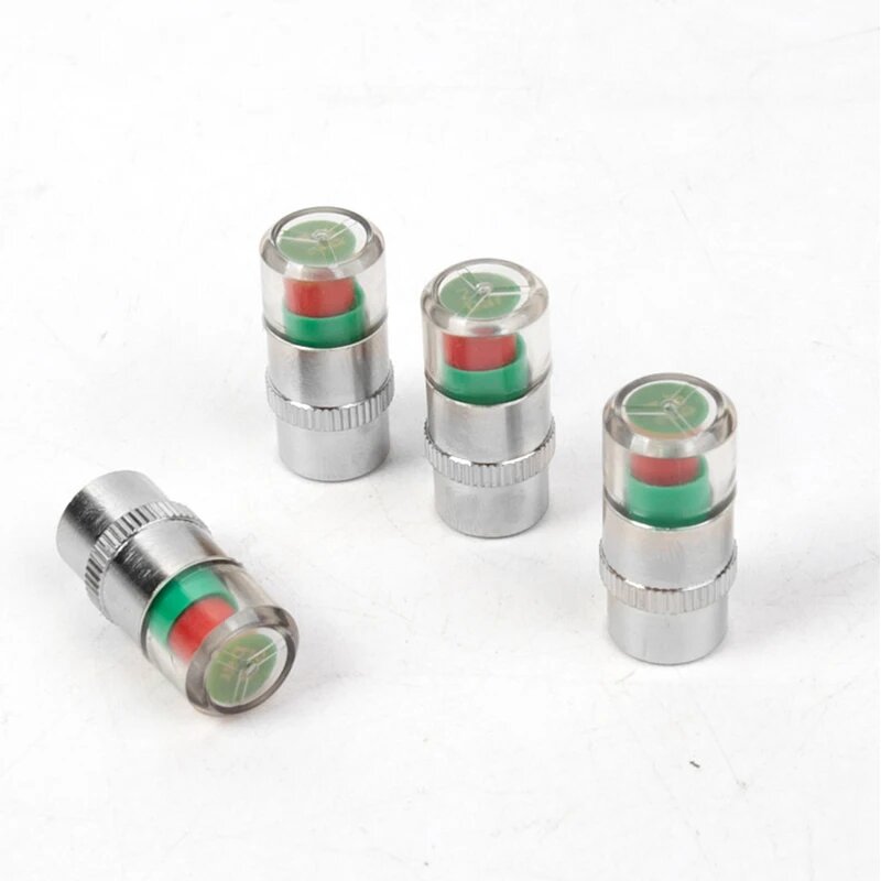 4 шт. индикатор давления в автомобильных шинах, датчик крышки клапана, внешний клапан обнаружения манометра в шинах, индикатор оповещения, мониторинг