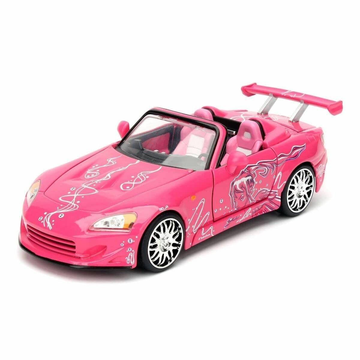 Машинка Jada Toys Suki'S 2001 Honda S2000 - 2 Fast 2 Furious 1:24 Diecast Model , Детские игрушки, подарки для коллекци+онеров