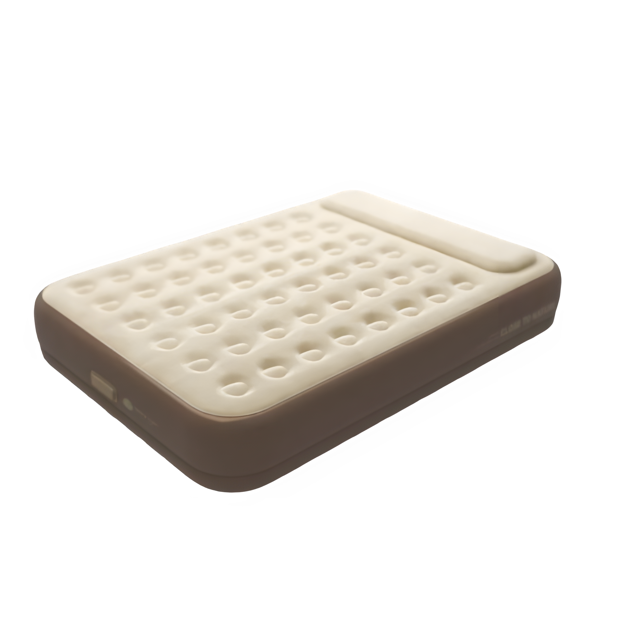 Надувная кровать Circle Qi и складная автоматическая кровать Xunshan Brown 200×150×25 с матрасом Jushan Camp 2600 мАч