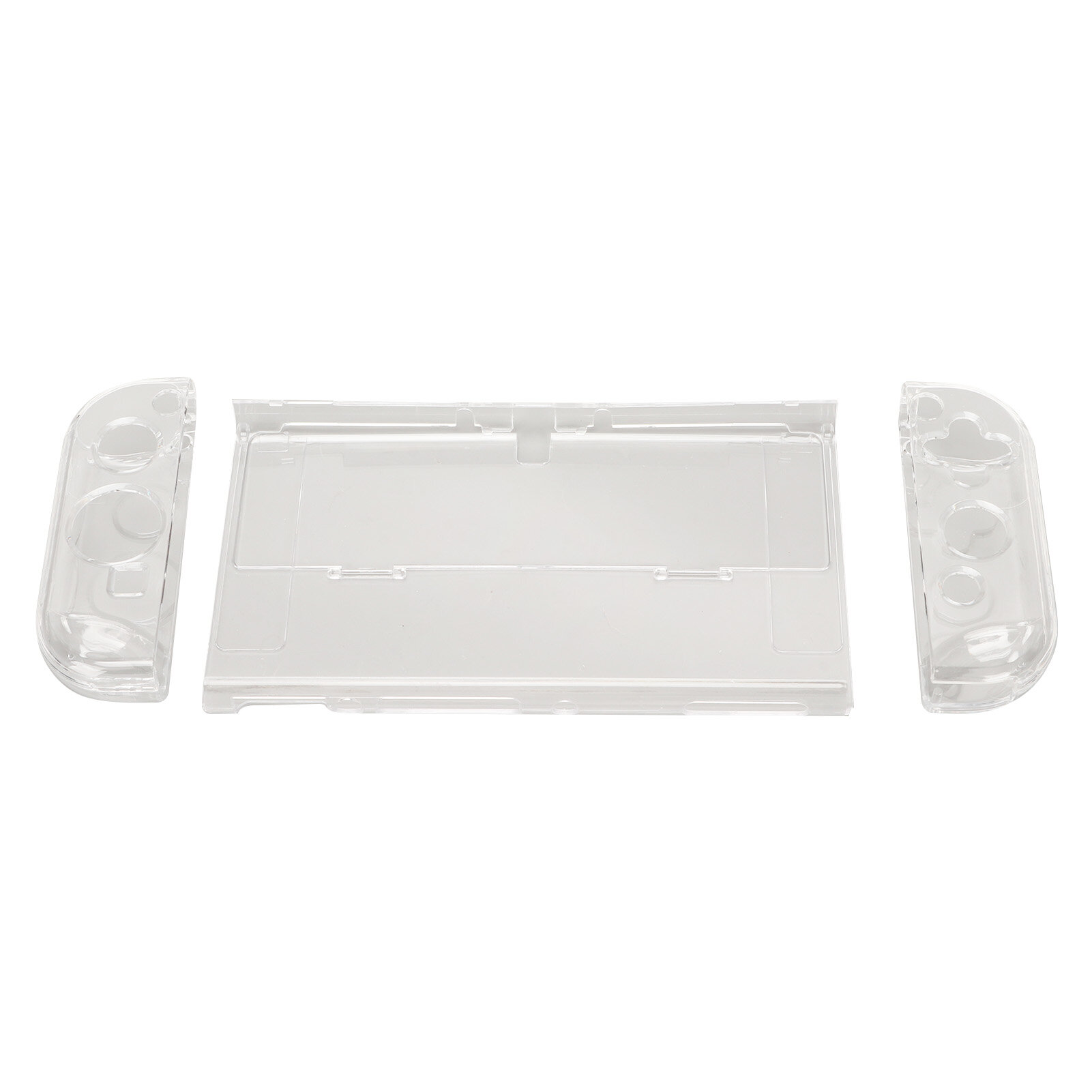 Прозрачный чехол для игровой консоли, разборный, противоударный, защитный чехол для геймпада Switch OLED 2021 Joy Con.